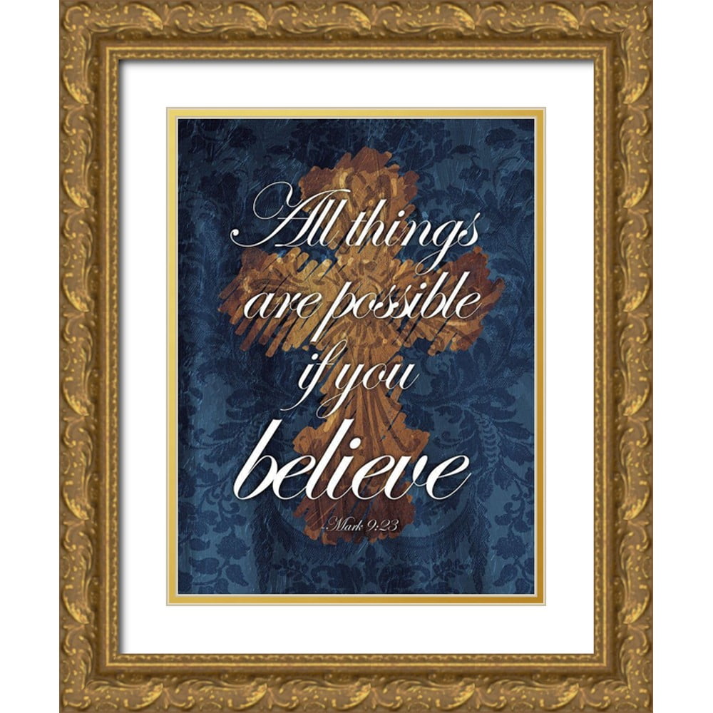 Villa, Mlli 15x18 Gold Ornate Wood Framed with Double Matting Museum ...