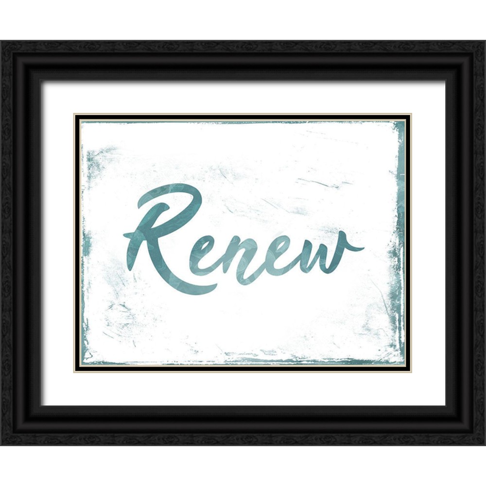 Villa, Mlli 18x15 Black Ornate Wood Framed with Double Matting Museum ...