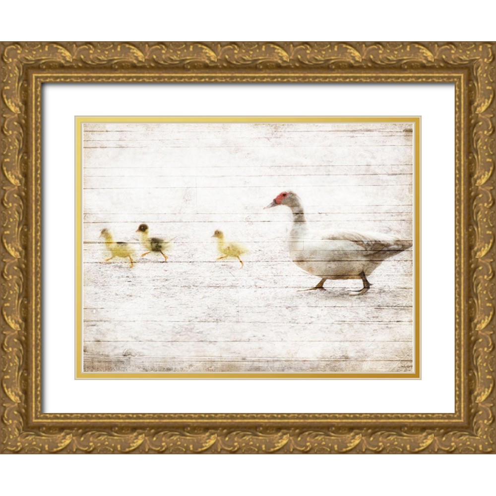 Villa, Mlli 18x15 Gold Ornate Wood Framed with Double Matting Museum ...