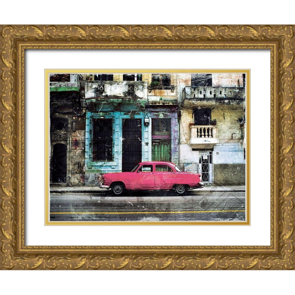 Villa, Mlli 18x15 Gold Ornate Wood Framed with Double Matting Museum ...