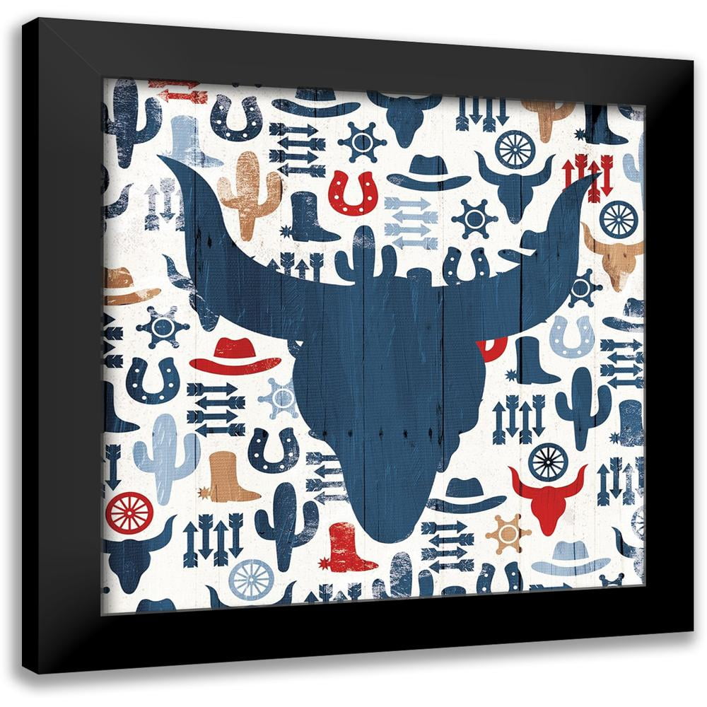 Villa, Mlli 20x20 Black Modern Framed Museum Art Print Titled - Bull ...