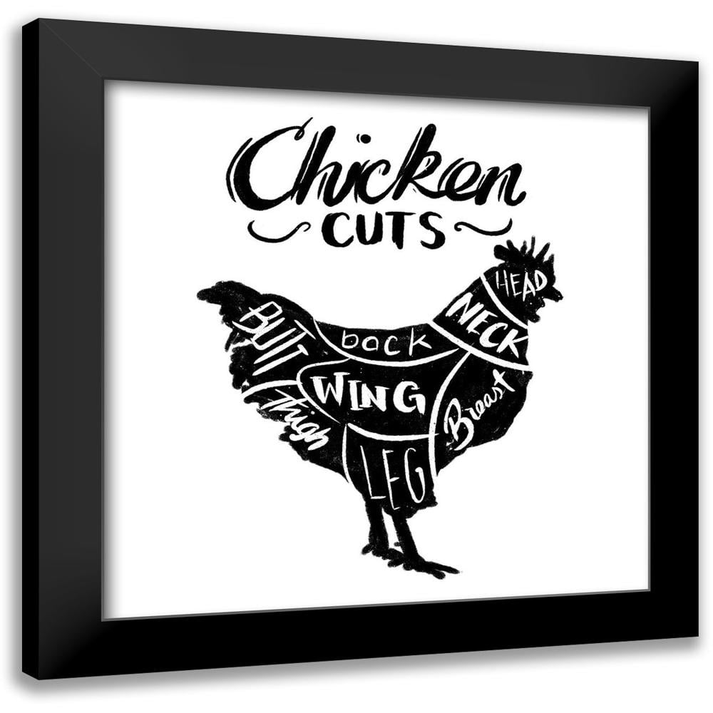 Villa, Mlli 20x20 Black Modern Framed Museum Art Print Titled - Chicken ...