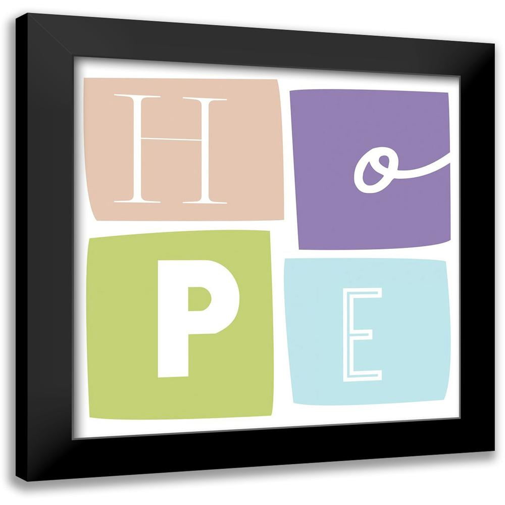 Villa, Mlli 20x20 Black Modern Framed Museum Art Print Titled - Hope ...