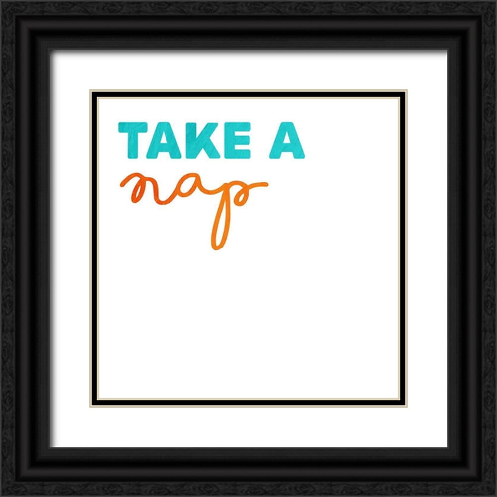 Villa, Mlli 20x20 Black Ornate Wood Framed with Double Matting Museum ...