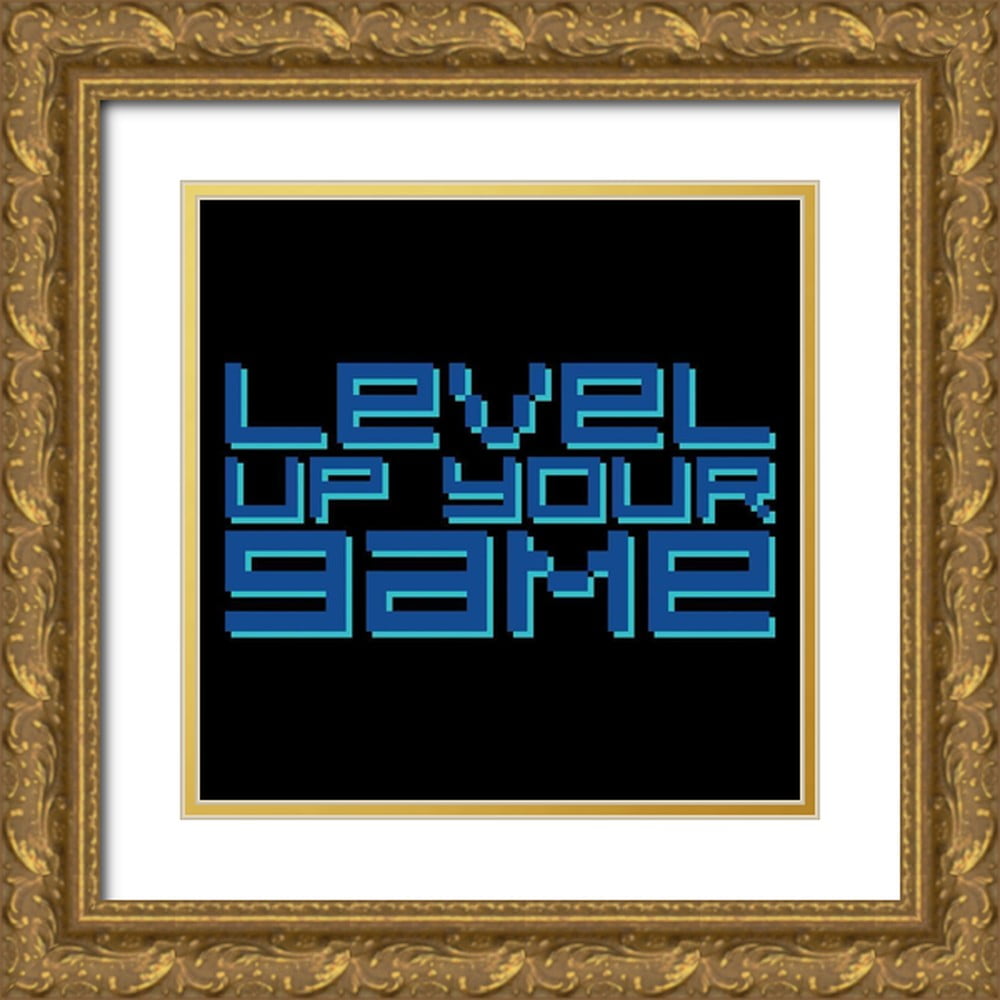 Villa, Mlli 20x20 Gold Ornate Wood Framed with Double Matting Museum ...