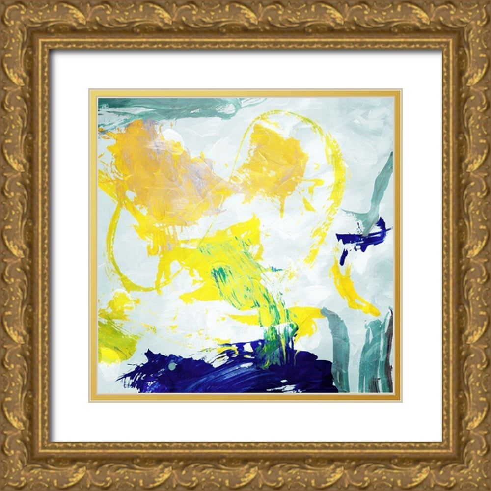 Villa, Mlli 20x20 Gold Ornate Wood Framed with Double Matting Museum ...