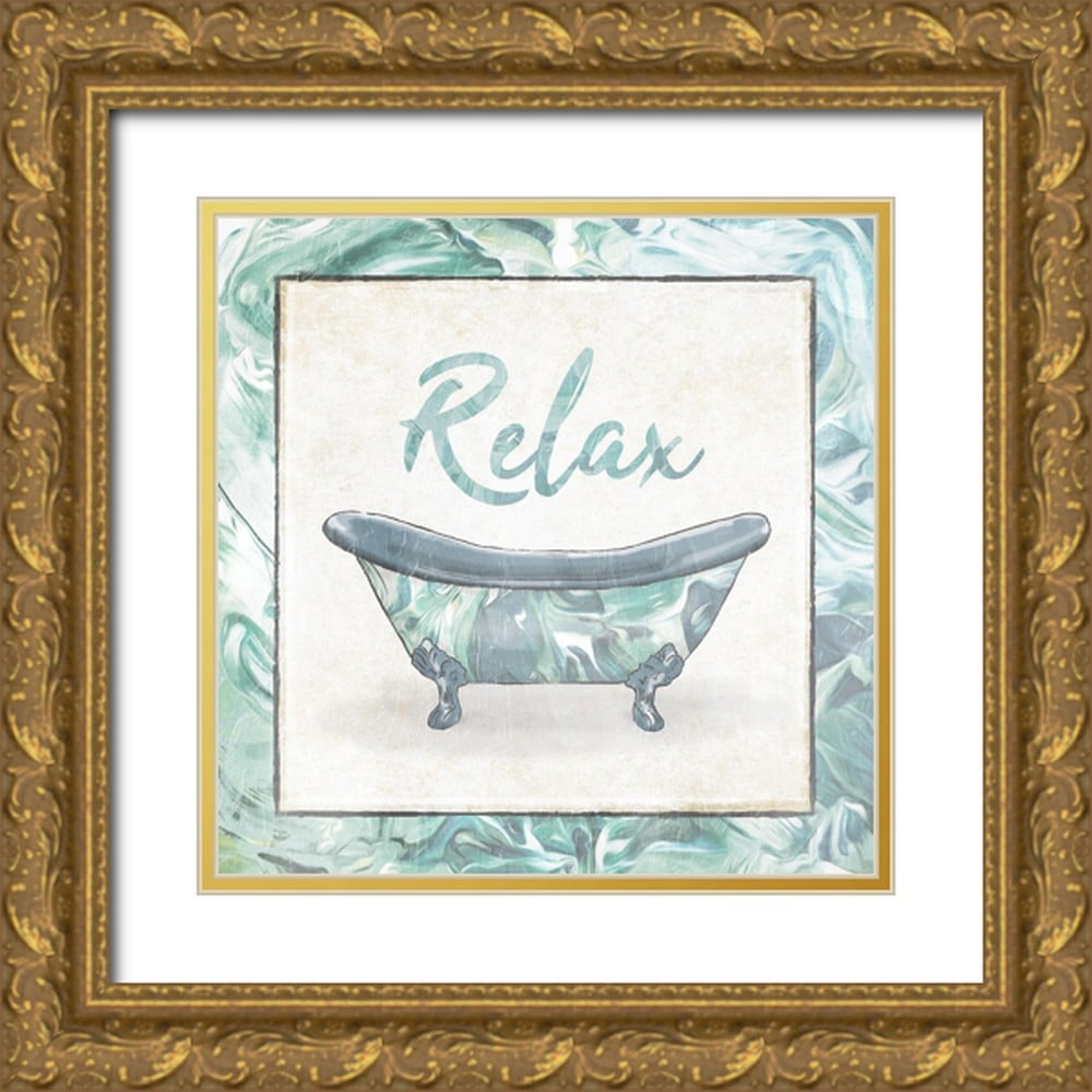 Villa, Mlli 20x20 Gold Ornate Wood Framed with Double Matting Museum Art Print Titled - Relax ...