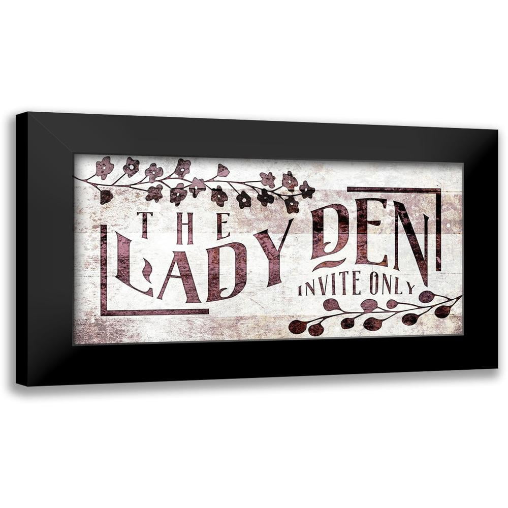 Villa, Mlli 24x14 Black Modern Framed Museum Art Print Titled - Lady ...