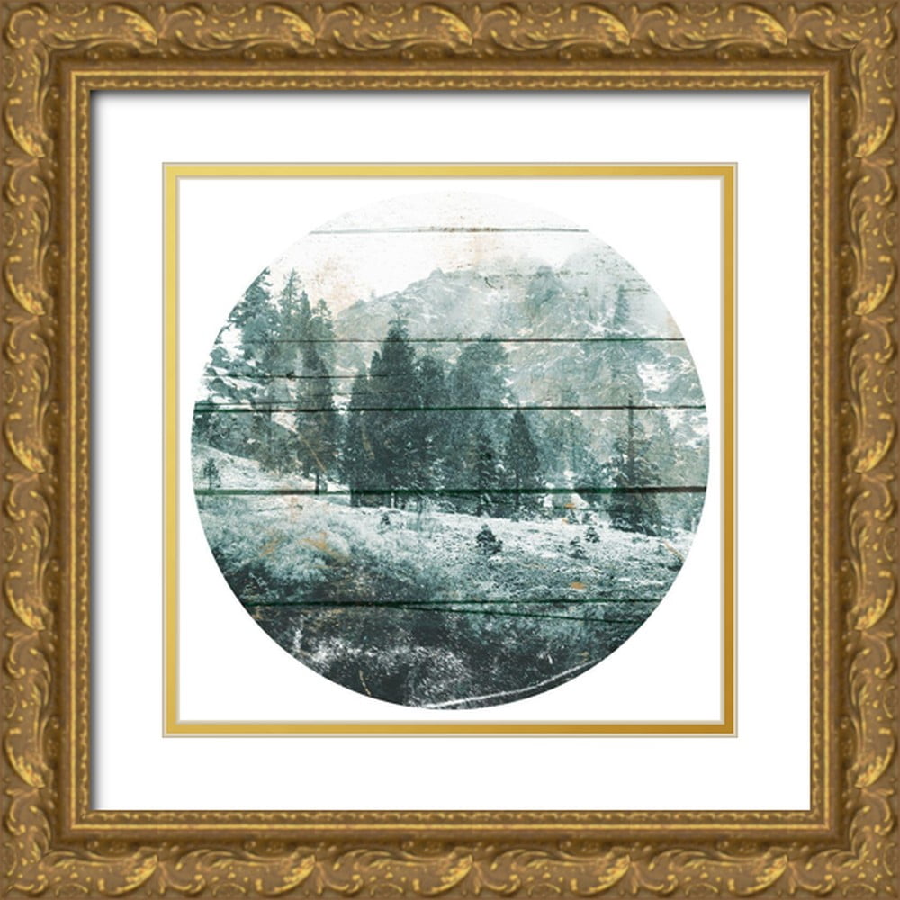 Villa, Mlli 26x26 Gold Ornate Wood Framed with Double Matting Museum ...