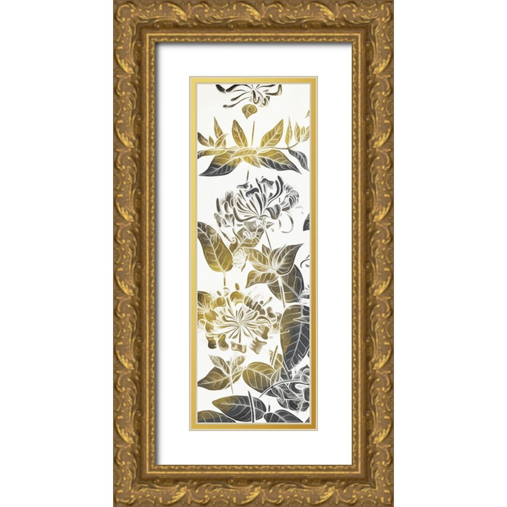 Villa, Mlli 9x18 Gold Ornate Wood Framed with Double Matting Museum Art ...