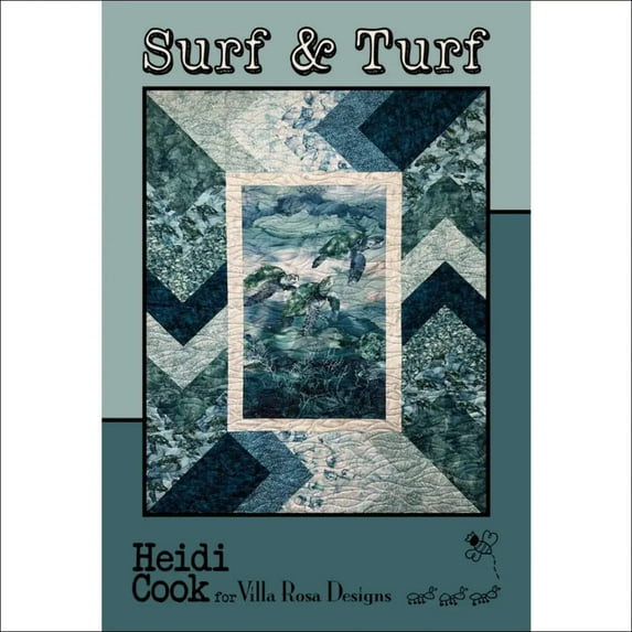Villa Rosa Designs - Surf Turf - Post Card Quilt Pattern - Walmart.com