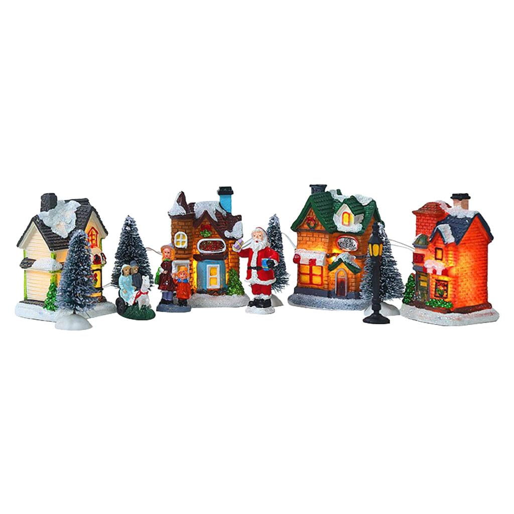 Village Battery Operated LED Light up Figurines for Tabletop - Walmart.com