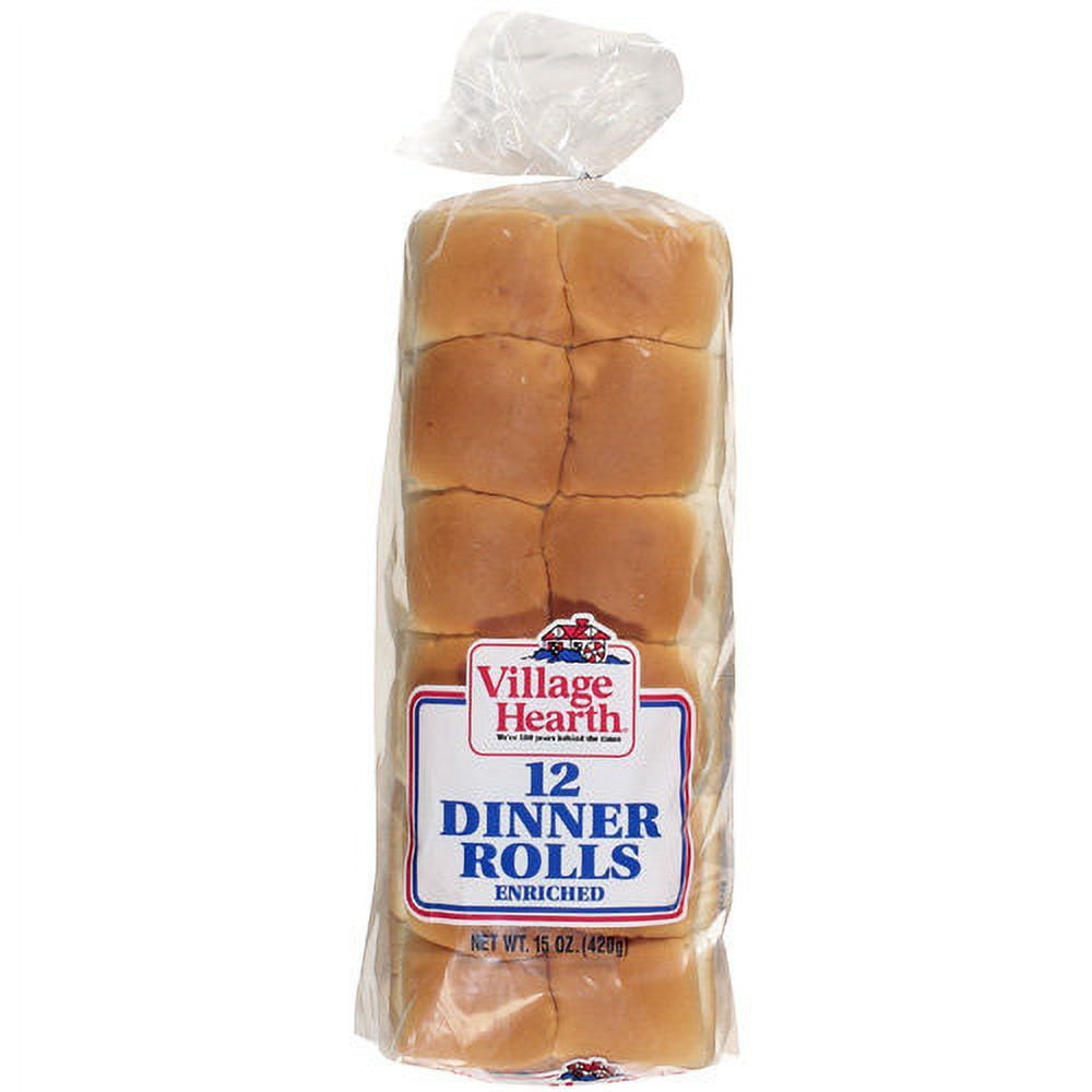Village Hearth Enriched Dinner Rolls, 12 ct, 15 oz - Walmart.com