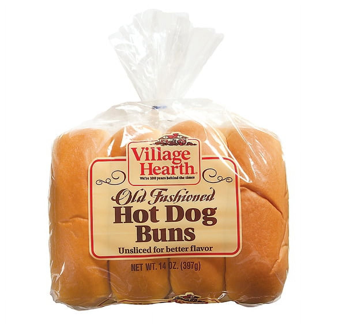 Village Hearth Old Fashioned Hot Dog Buns, 8 count, 14 oz - Walmart.com