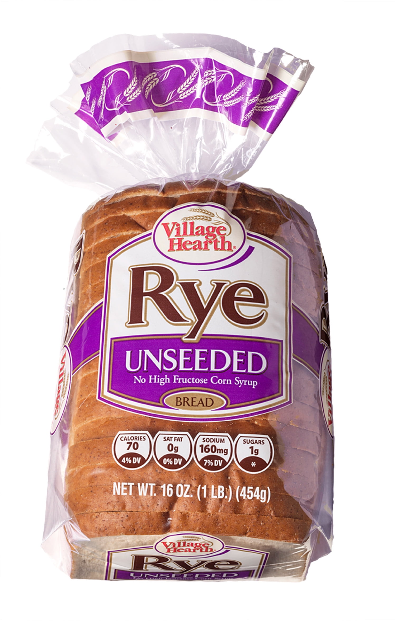 Village Hearth Rye Bread, Unseeded 16 oz - Walmart.com