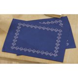 Village Linens™ Sashiko II Placemats Stamped Embroidery Kit - Walmart.com
