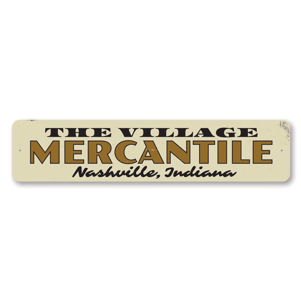 Village Mercantile Sign, City State Company Sign, Custom General Store ...