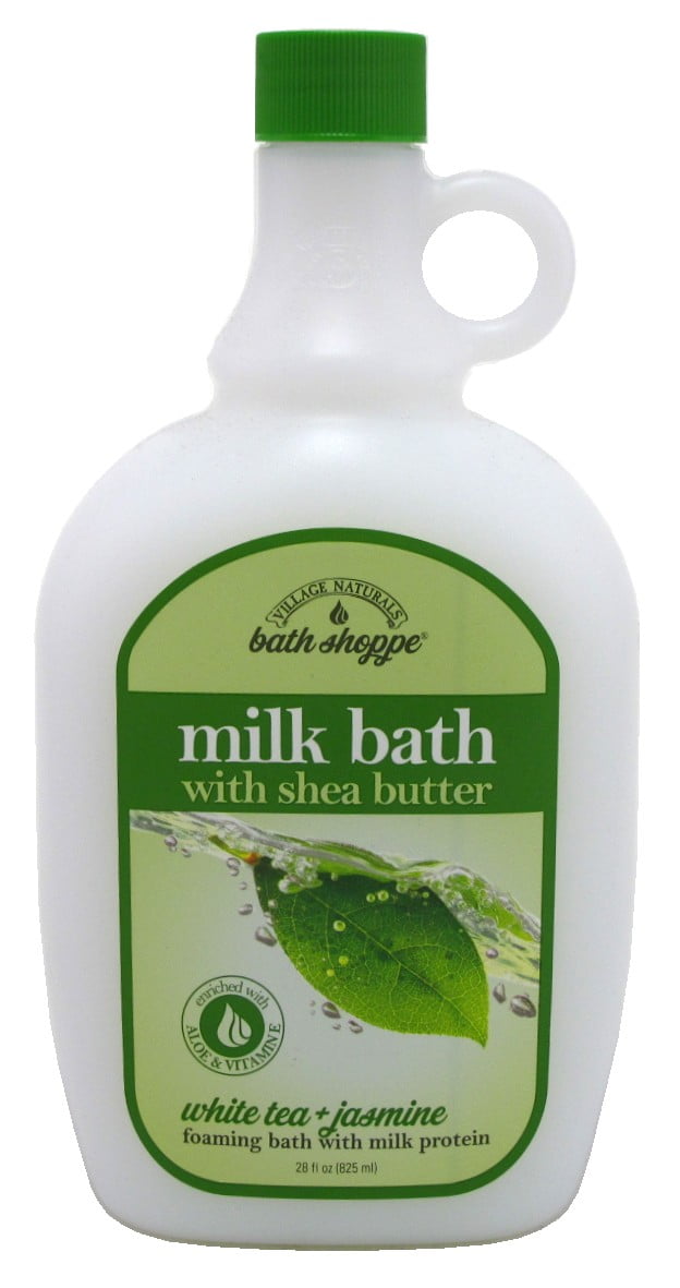 Village Nat. Milk Bath Ultra- Moist White Tea/Jasmine 28oz (Pack of 3 ...