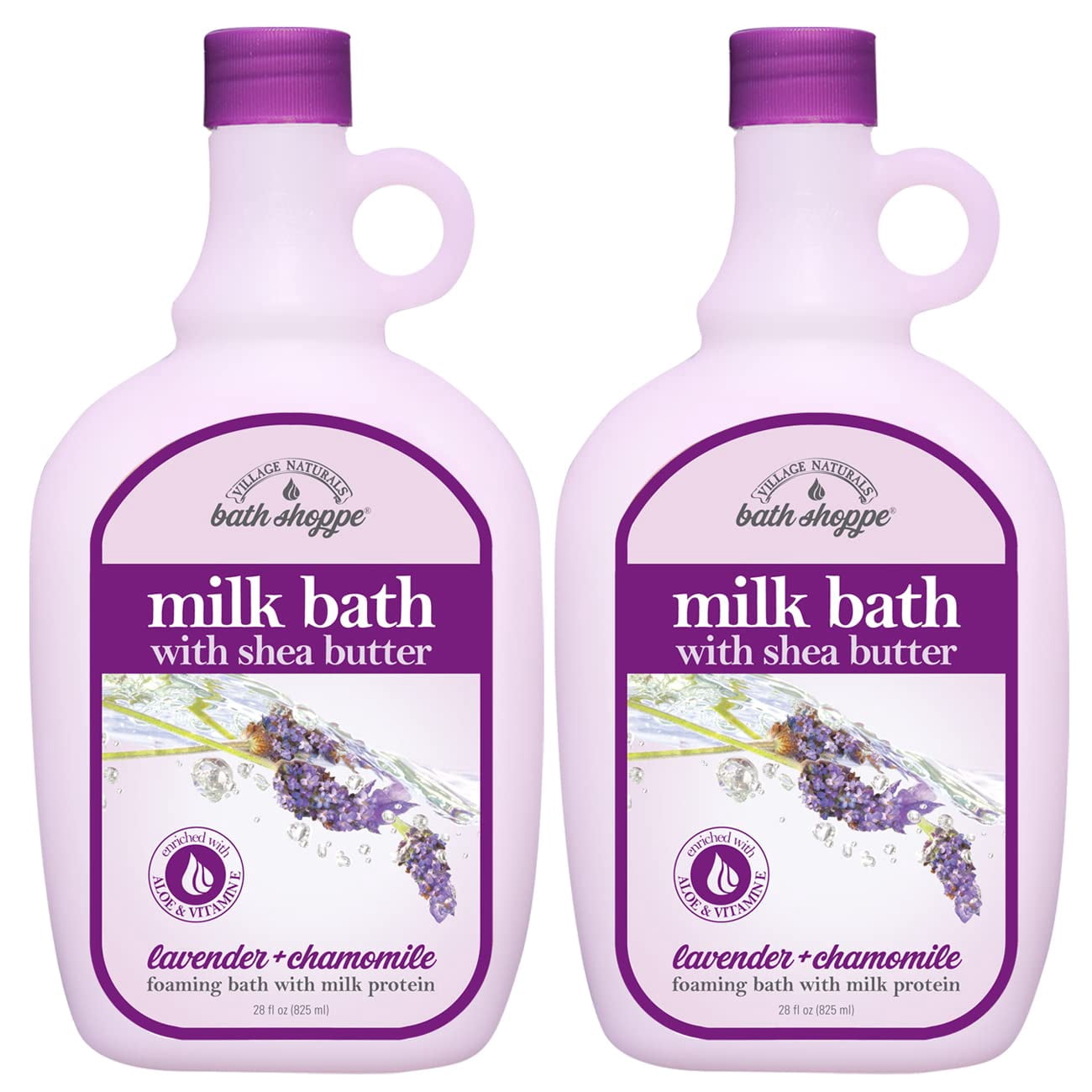 Village Naturals Bath Shoppe MZF22 Moisturizing Lavender Chamomile Milk ...