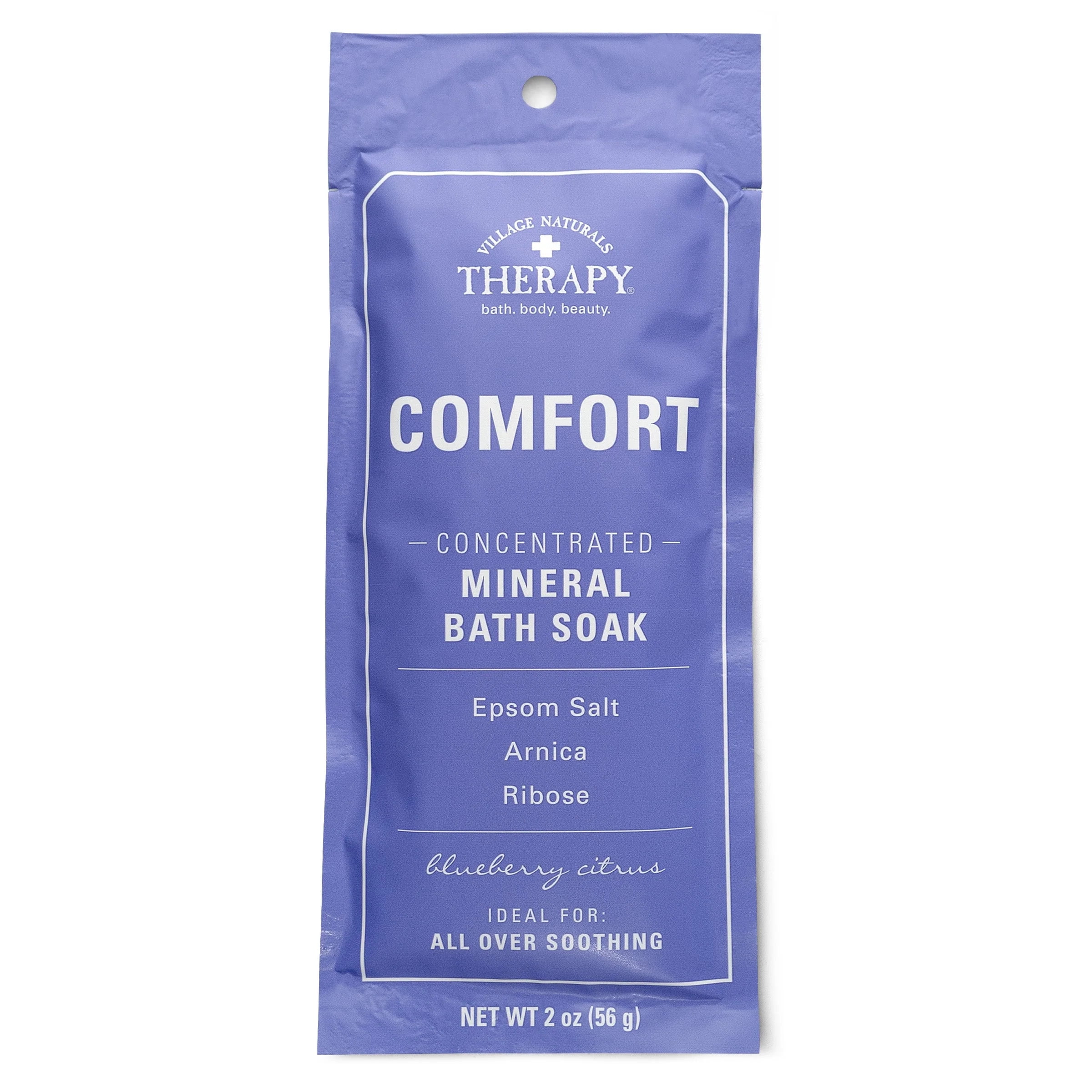 Village Naturals Therapy Comfort Concentrated Mineral Soak, Blueberry ...