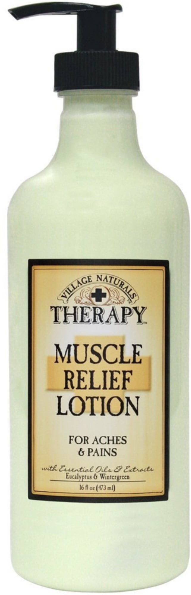 Village Naturals Therapy Muscle Relief Natural Lotion 16 oz (Pack of 4 ...