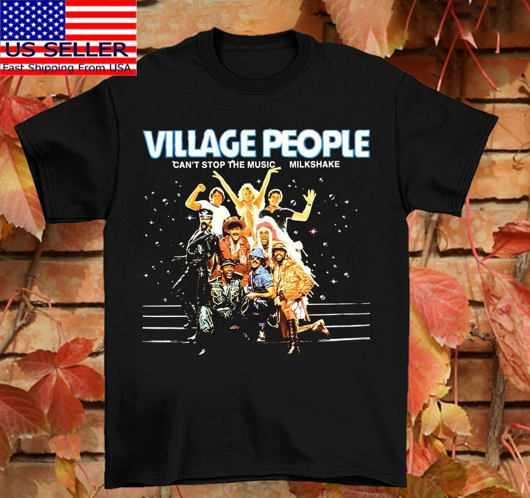 Village People Band Can't Stop The Music Unisex T-Shirt All Size MC141 ...