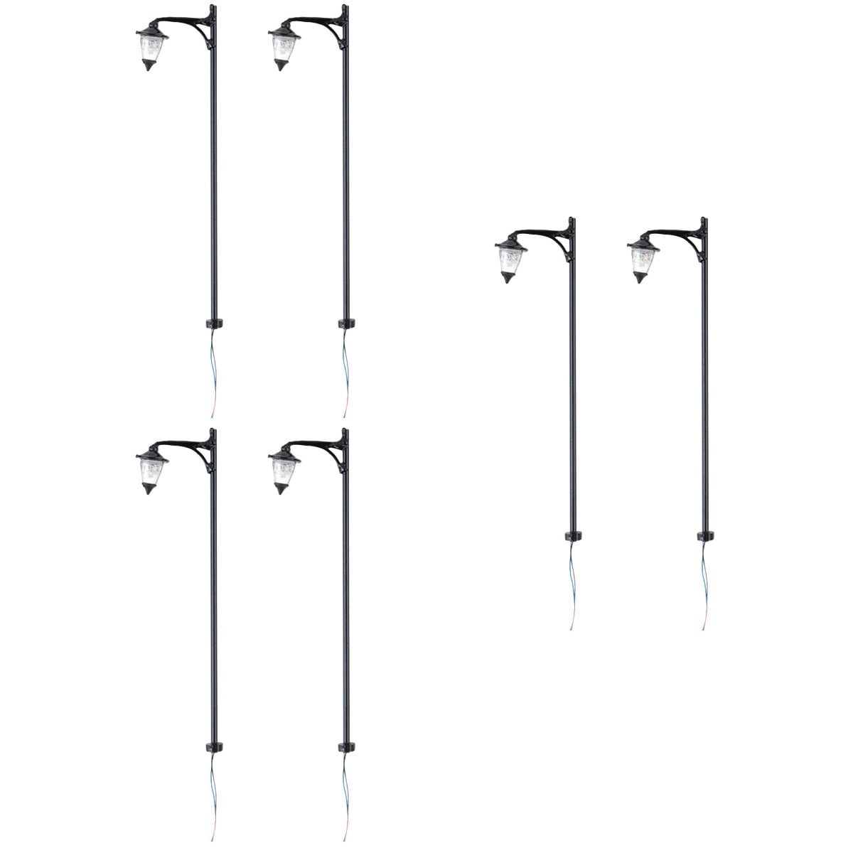 Village Street Lamps Post Microscopic Model Light Outdoor Toys Kids ...