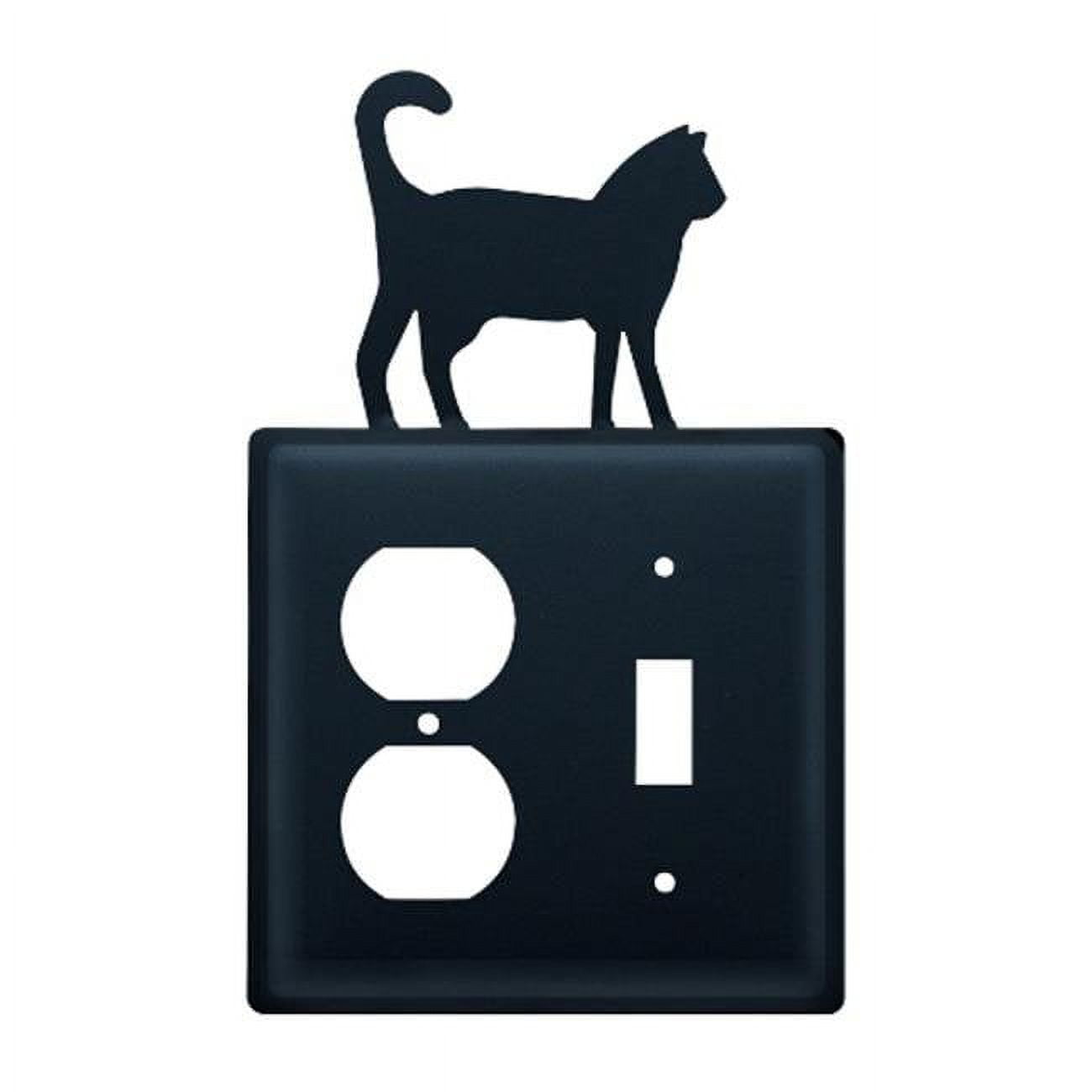 Village Wrought Iron Cat Outlet and Switch Cover - Black - Walmart.com