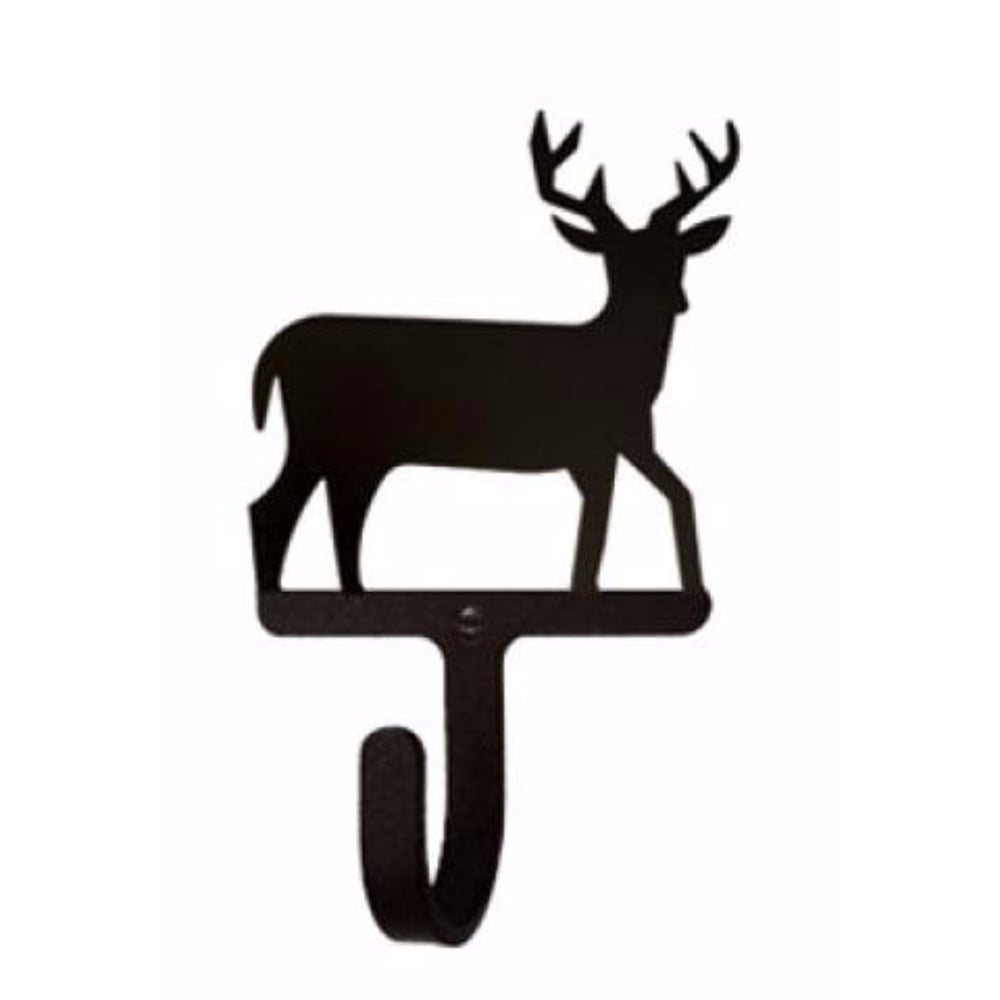 Village Wrought Iron Deer Wall Hook - Small - Walmart.com