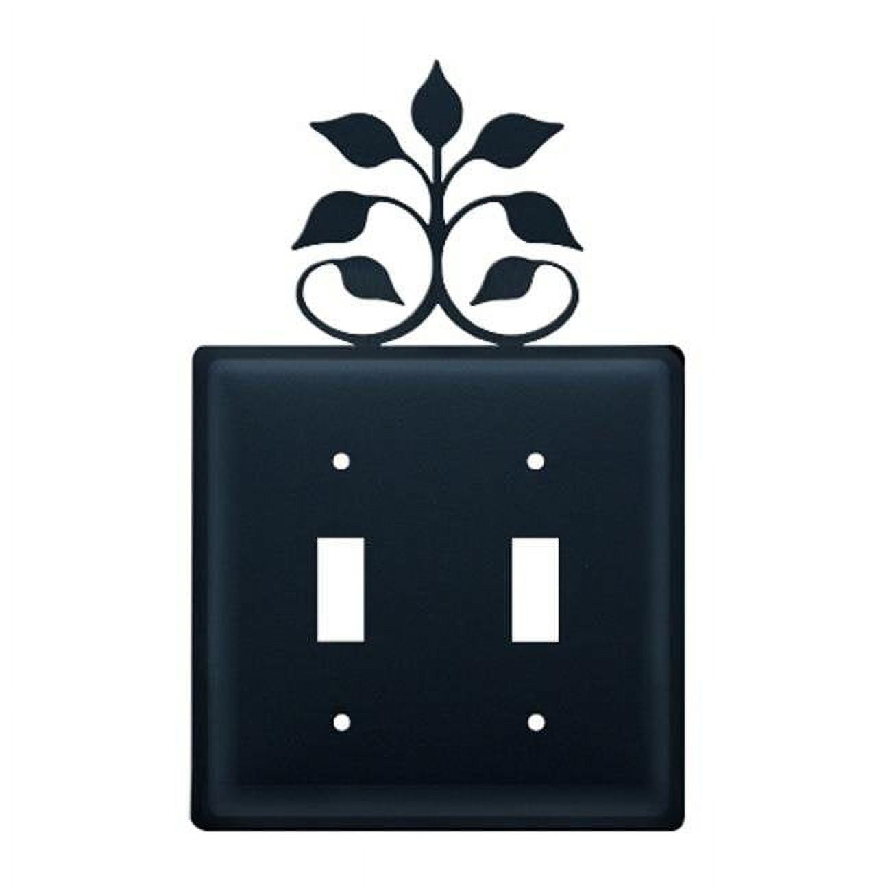 Village Wrought Iron ESS-109 Leaf Fan Switch Cover Double - Walmart.com