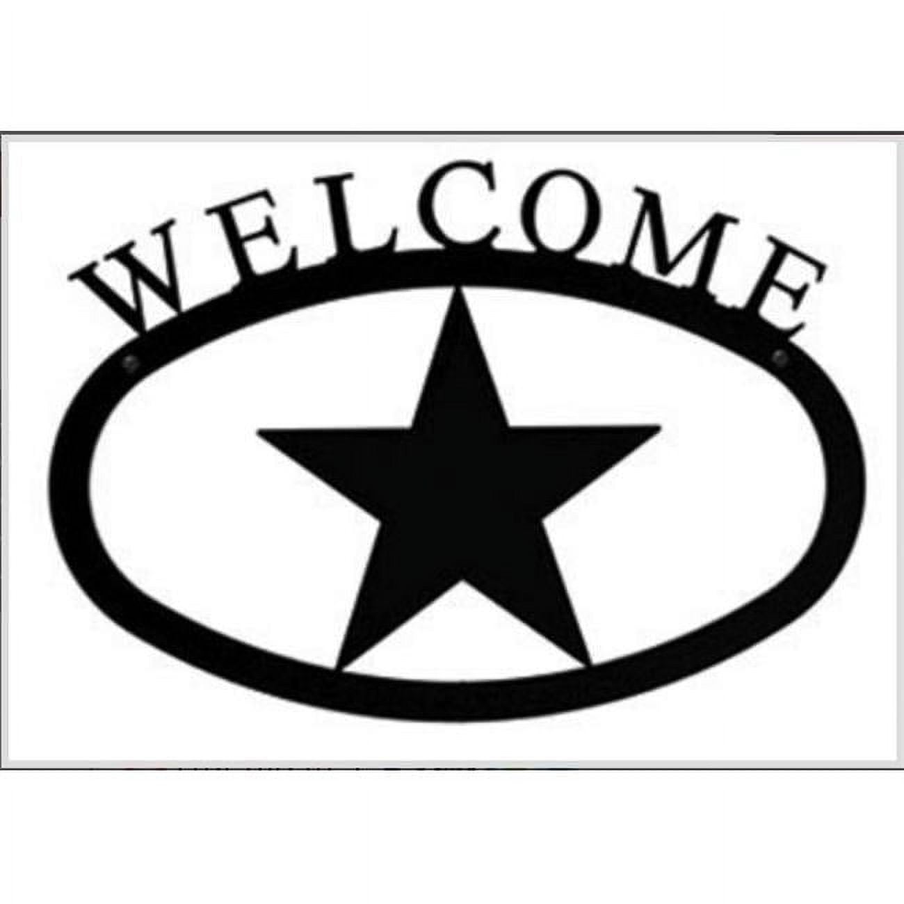 Village Wrought Iron Large Star Welcome Sign - Walmart.com