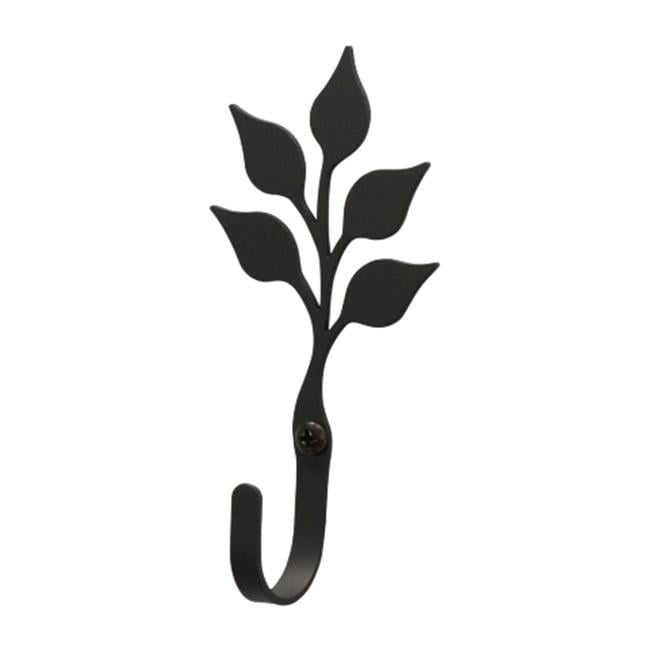 Village Wrought Iron Leaf Wall Hook Extra Small - Walmart.com