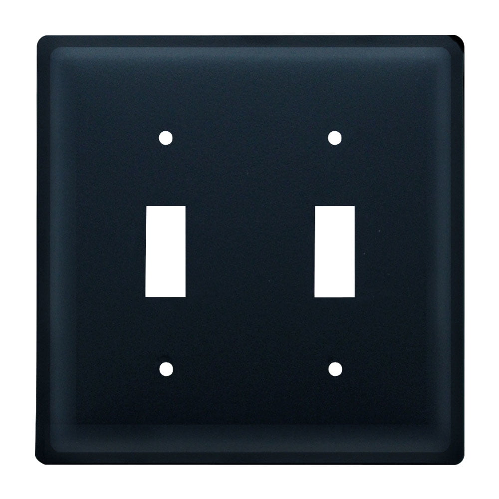 Village Wrought Iron Plain - Double Switch Cover - Walmart.com