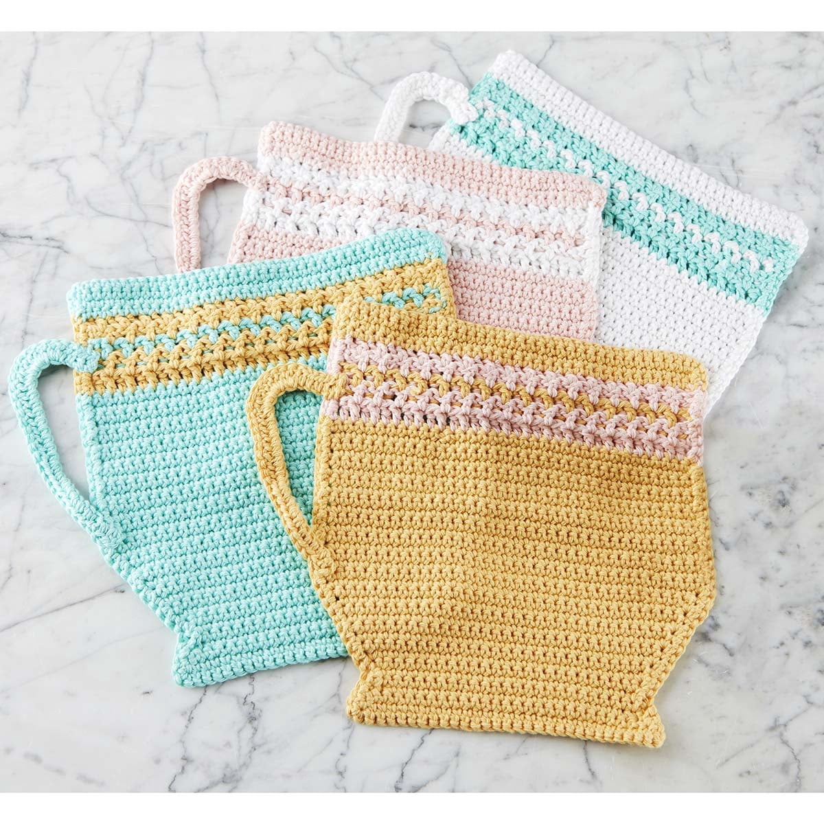 Village Yarn™ Cup of Cleanliness Dishcloths Crochet Kit - Walmart.com