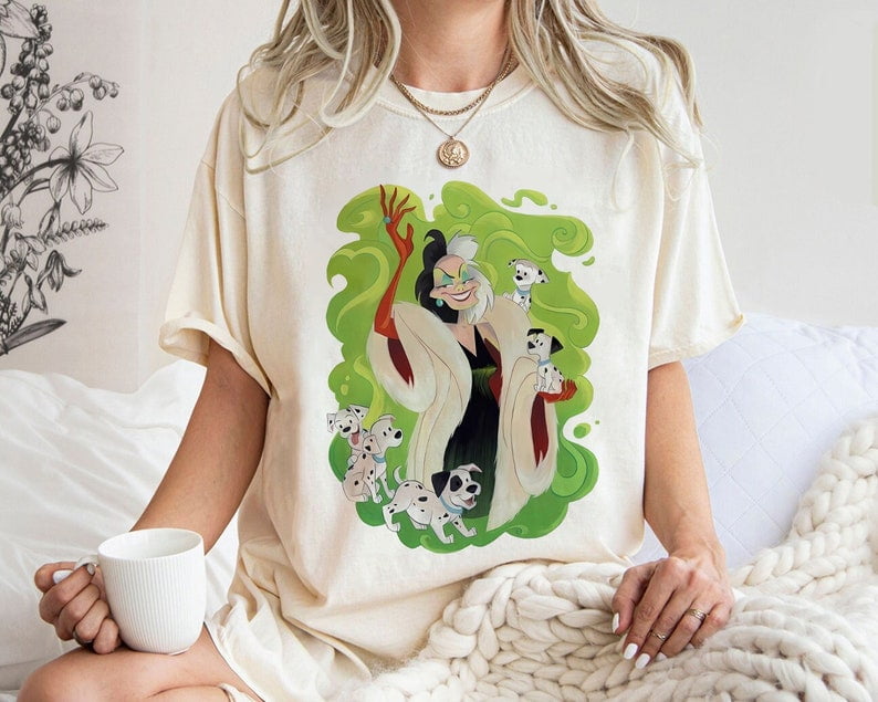 Villains Cruella De Vil Shirt - Disney Cruella Shirt, Cruella Devil ...