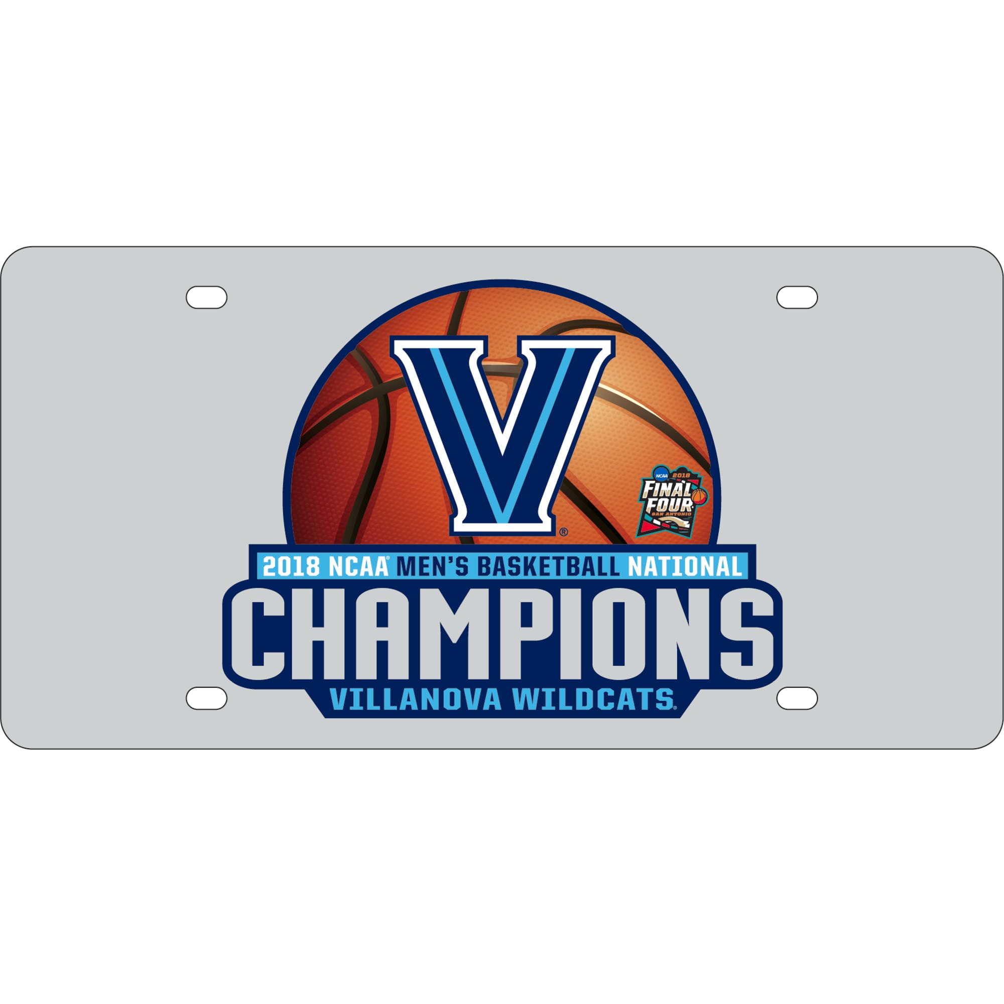 Villanova University Wildcats 2018 Champions Premium Laser Cut Tag ...