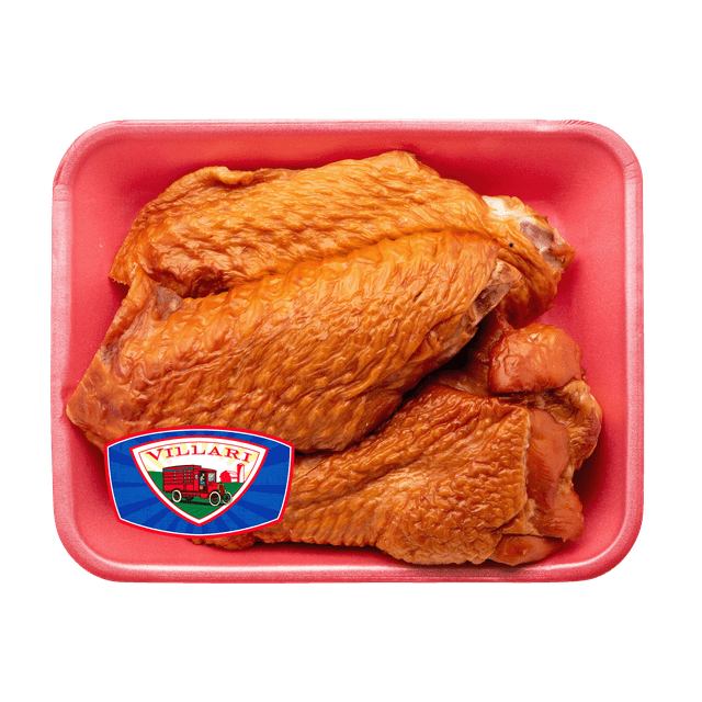 Villari Brothers Hickory Smoked Cut Turkey Wings, Gluten Free, 1.75lb ...