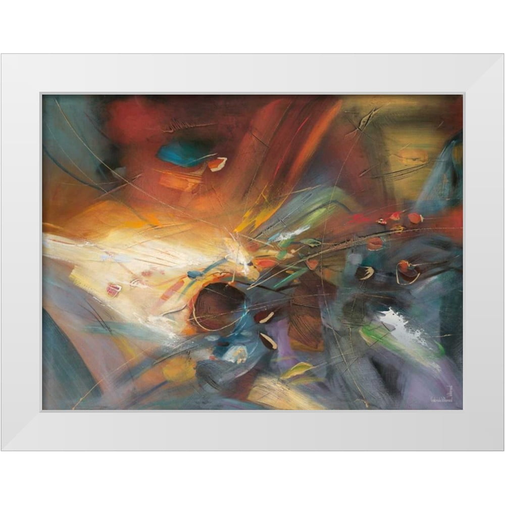 Villarreal 18x15 White Modern Wood Framed Museum Art Print Titled ...