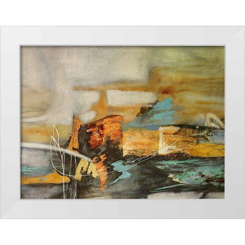 Villarreal, Gabriela 32x25 White Modern Wood Framed Museum Art Print ...