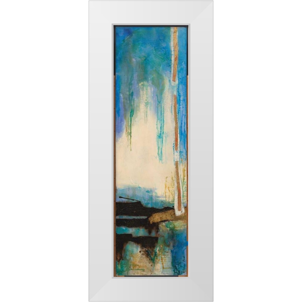 Villarreal Villarreal, Gabriela 10x24 White Modern Wood Framed Museum ...