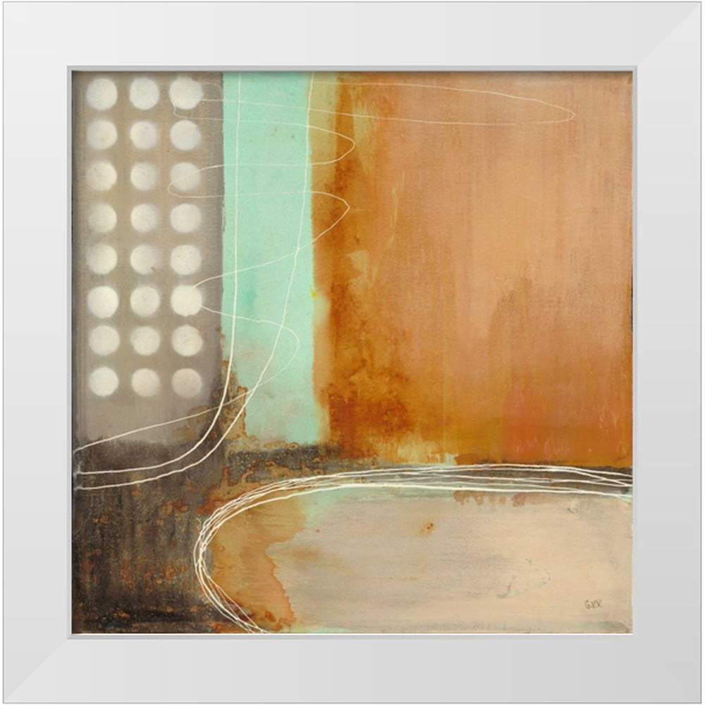 Villarreal Villarreal, Gabriela 12x12 White Modern Wood Framed Museum ...