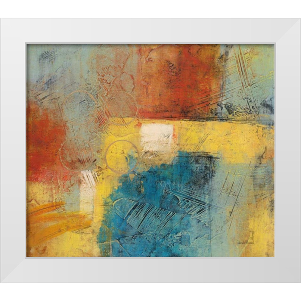 Villarreal Villarreal, Gabriela 13x12 White Modern Wood Framed Museum ...