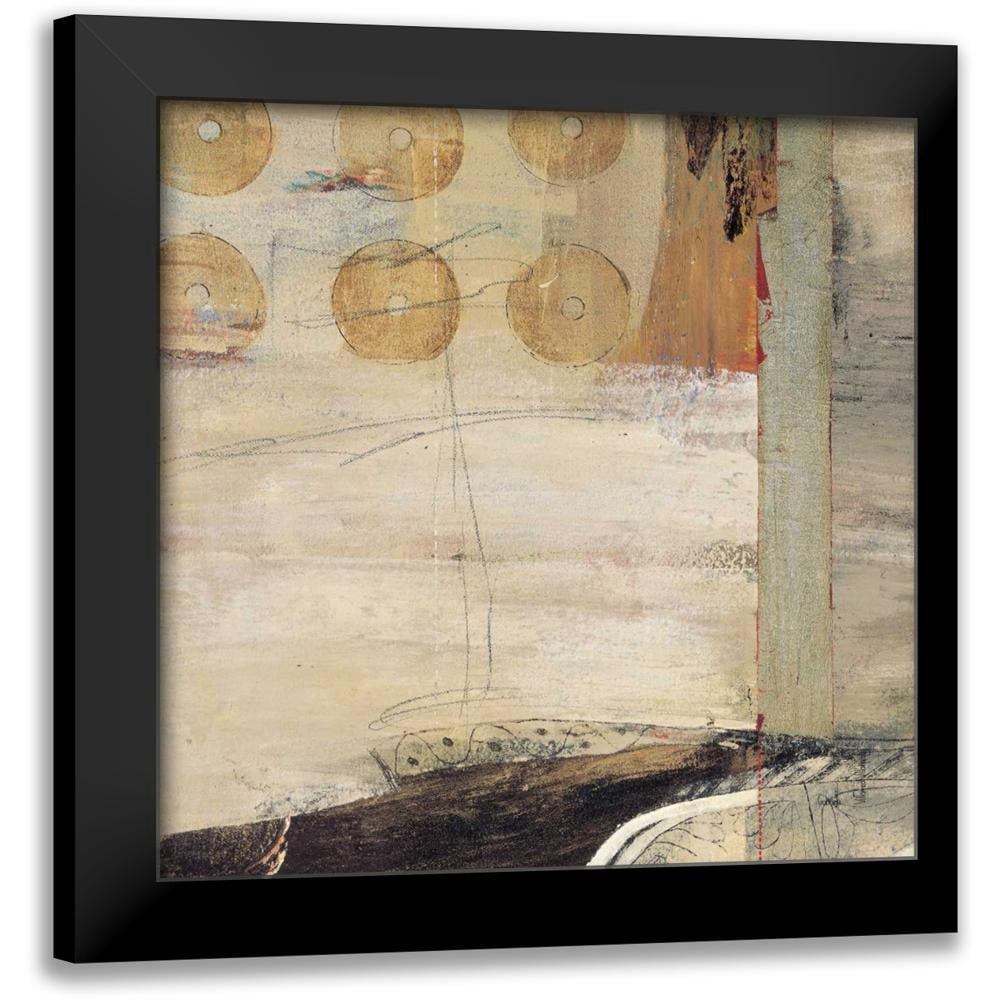 Villarreal Villarreal, Gabriela 15x15 Black Modern Framed Museum Art ...