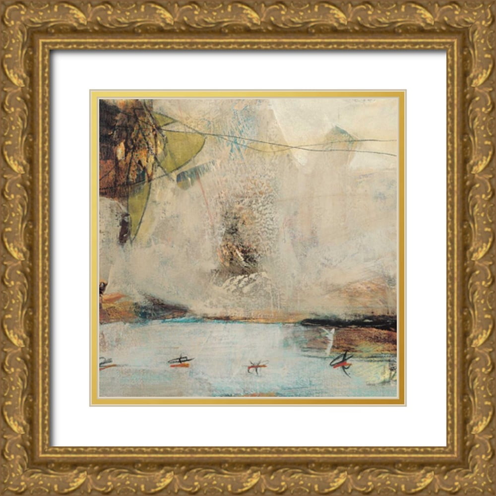 Villarreal Villarreal, Gabriela 15x15 Gold Ornate Wood Framed with Double Matting Museum Art ...