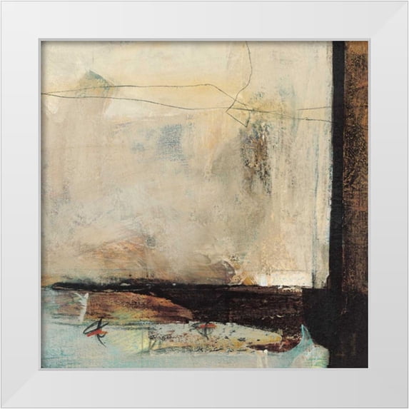 Villarreal Villarreal, Gabriela 15x15 White Modern Wood Framed Museum ...