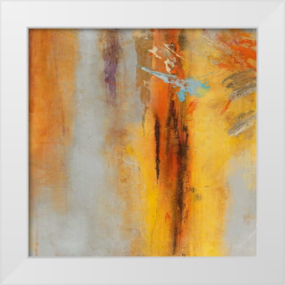 Villarreal Villarreal, Gabriela 26x26 White Modern Wood Framed Museum ...