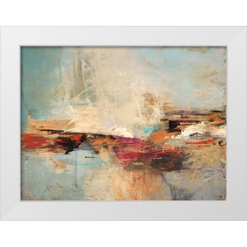 Villarreal Villarreal, Gabriela 32x25 White Modern Wood Framed Museum ...