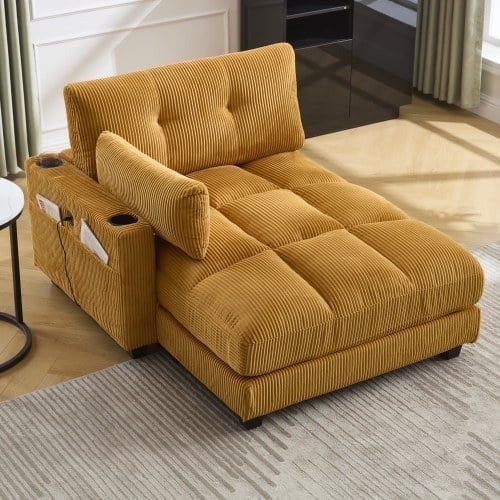 Villeston Sleeper Sofa Couch Bed,Oversized Chaise Lounge Chair Cozy ...