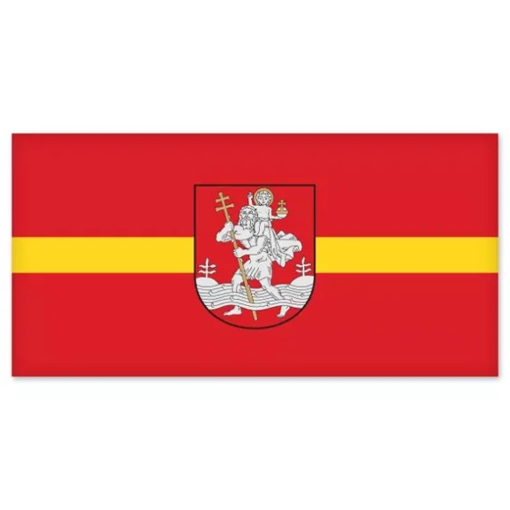 Vilnius City Flag Sticker Window Decal Phone Decal Water Bottle ...