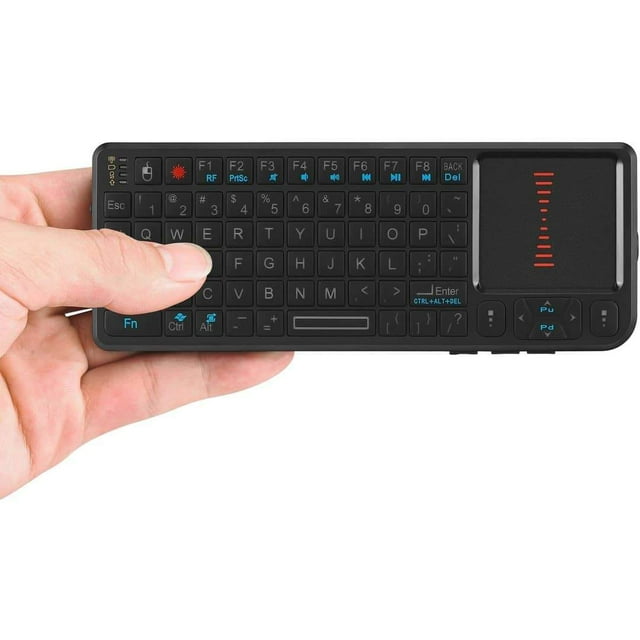 Vilros 2.4GHz Mini Wireless Keyboard with Touchpad Mouse, USB Receiver - Ideal for Raspberry Pi ...